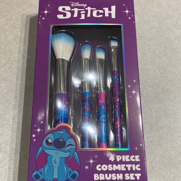Disney | Makeup | Disney Stitch Purple And Blue Brush Set | Poshmark